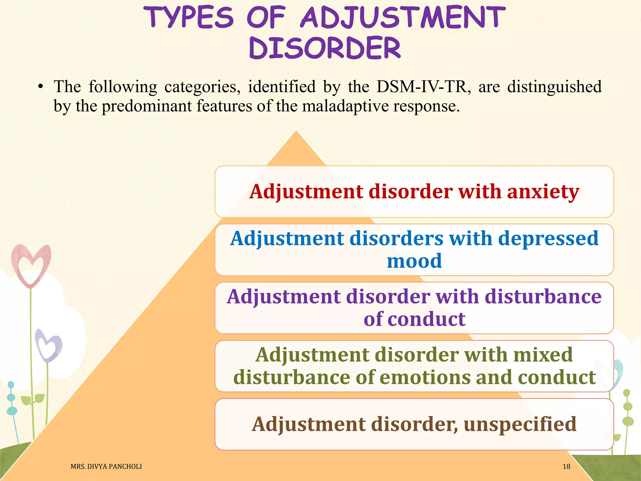 REACTION TO STRESS DISORDER AND ADJUSTMENT DISORDERS | PPTX