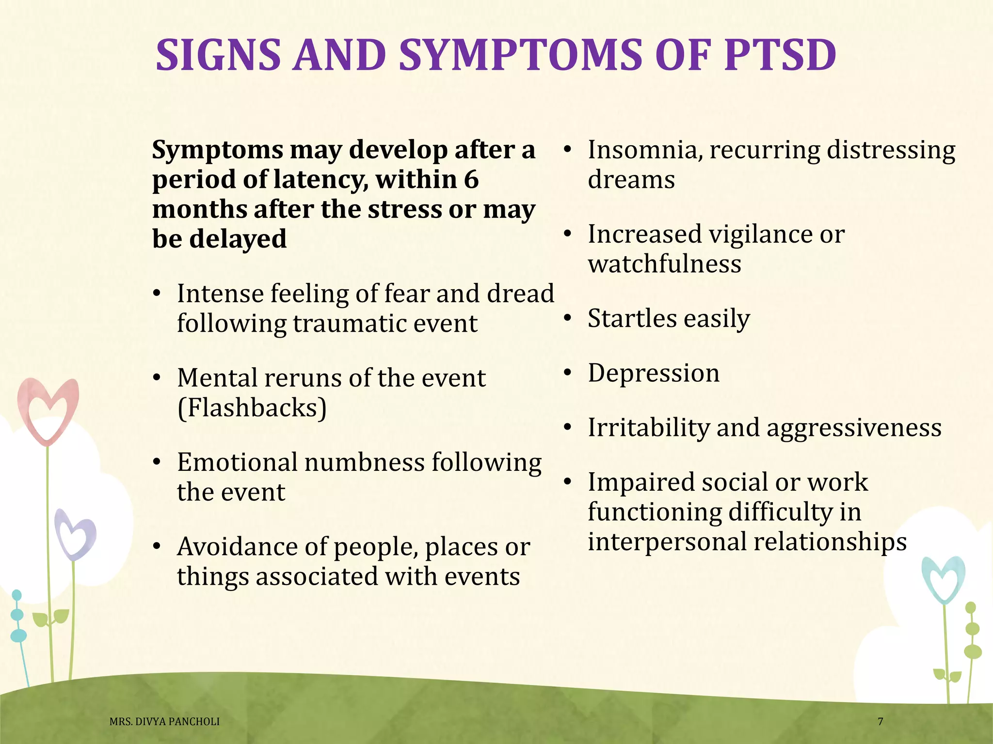 REACTION TO STRESS DISORDER AND ADJUSTMENT DISORDERS | PPTX