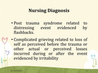 REACTION TO STRESS DISORDER AND ADJUSTMENT DISORDERS | PPTX
