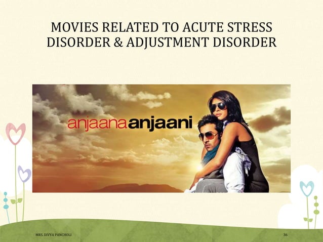 REACTION TO STRESS DISORDER AND ADJUSTMENT DISORDERS | PPTX