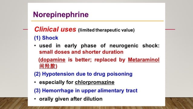 6.3 drugs for treating shock | PDF