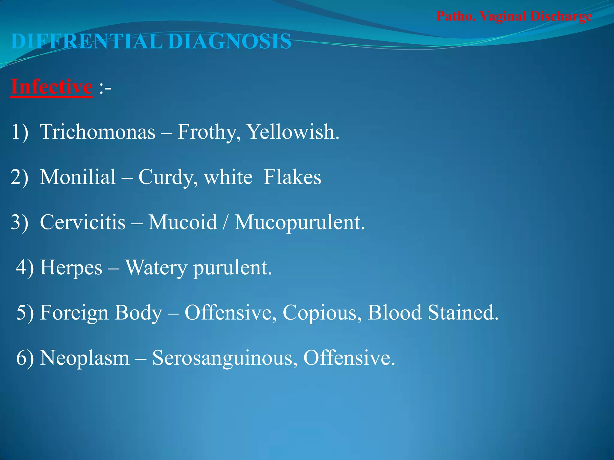 Vaginal Discharge, Pathological Leucorrhoea, Vaginal defense mechanism ...