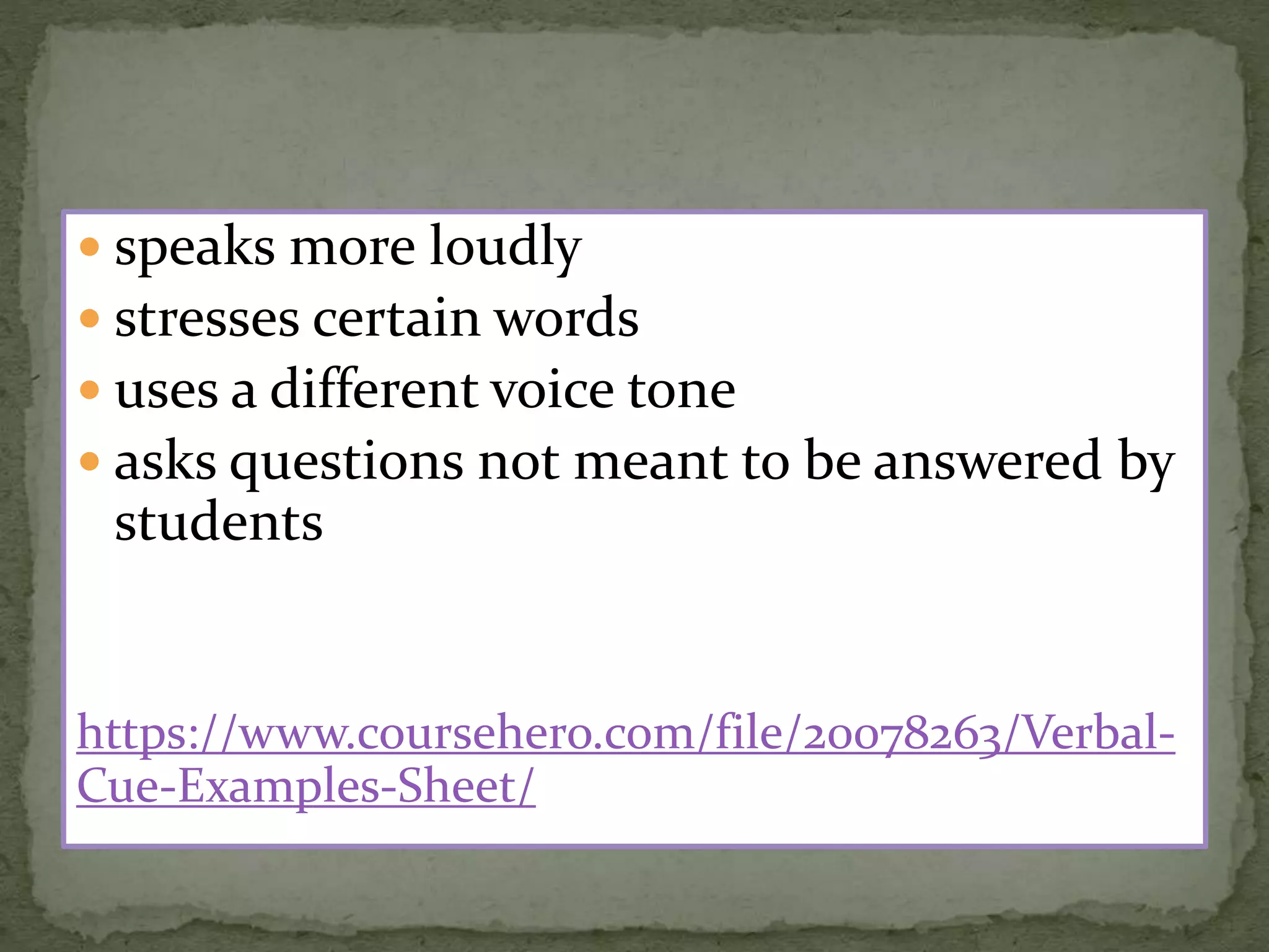 6. watches and listens to sample oral communication activities and ...