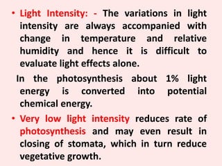 FACTORS AFFECTING CROP PRODUCTION | PDF