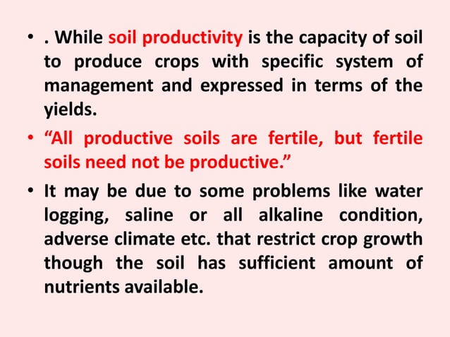 FACTORS AFFECTING CROP PRODUCTION