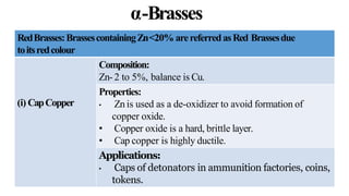 6.1 brass a copper alloy | PPTX | Chemistry | Science