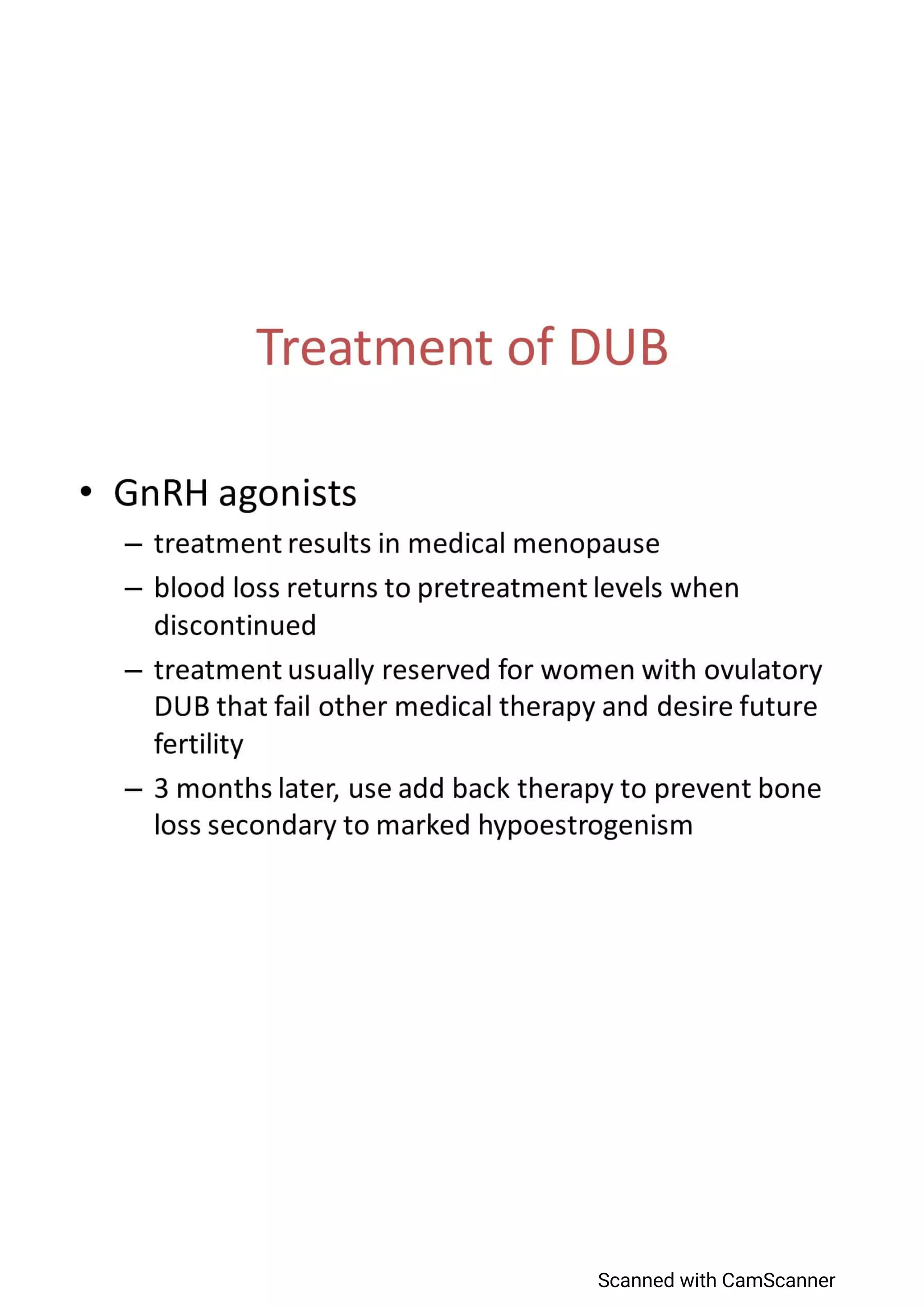 Disorders Of Menstrual Cycle 【Dysfunctional Uterine Bleeding】 | PDF ...