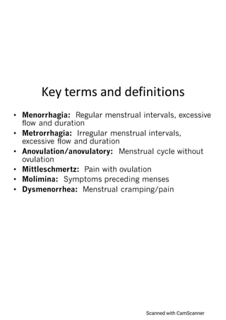 Disorders Of Menstrual Cycle 【Dysfunctional Uterine Bleeding】 | PDF