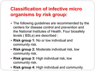 Clinical Laboratory Biosafety | PPT