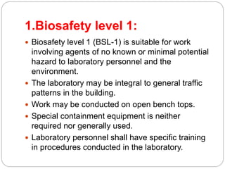 Clinical Laboratory Biosafety | PPT