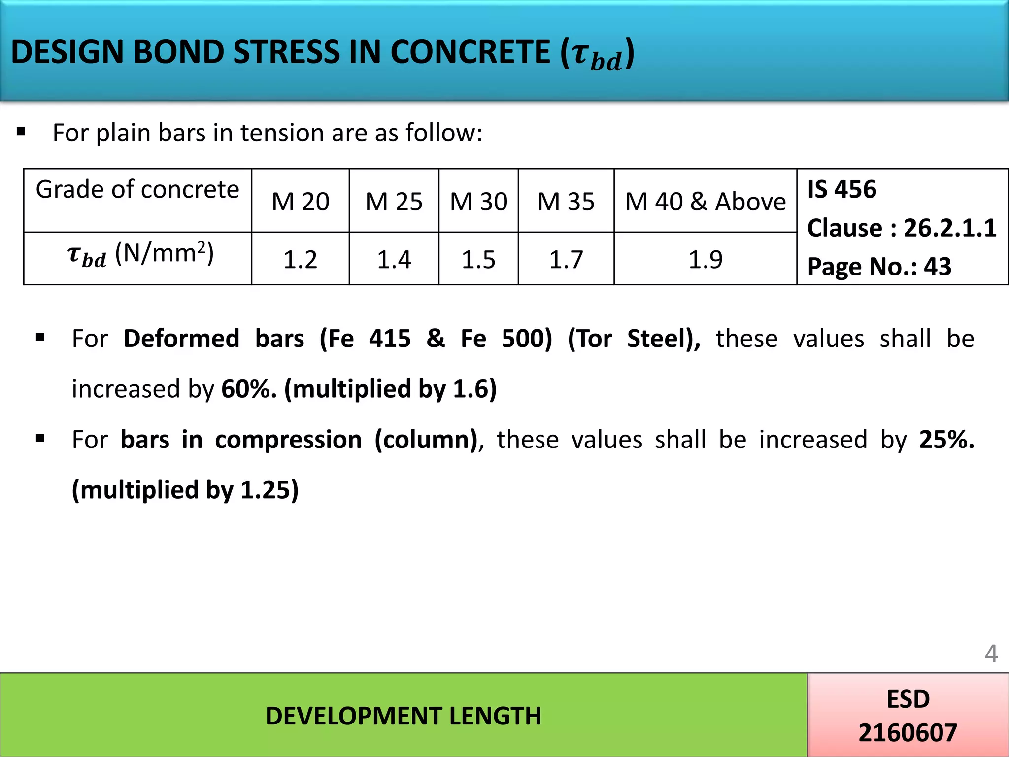 Development length | PPTX
