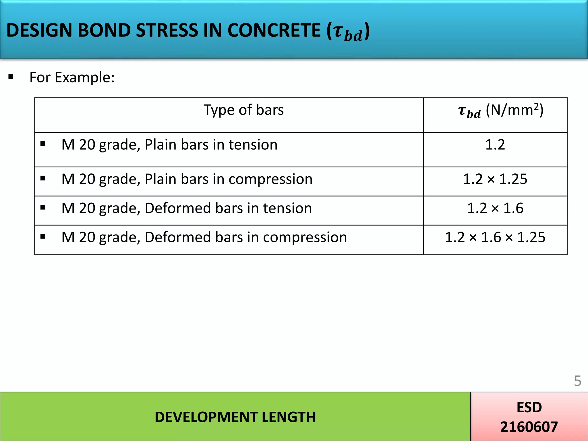 Development length | PPTX