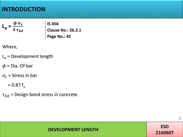 Development length | PPTX