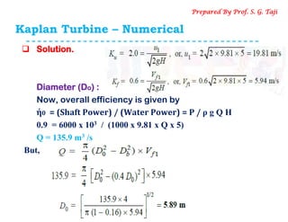 Kaplan Turbine - Design and Numerical | PDF