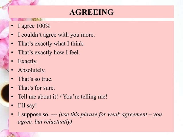 LANGUAGE FUNCTION: AGREEING AND DISAGREEING | PPT