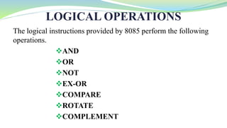 instruction set and classificaion | PPTX