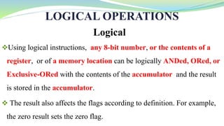 instruction set and classificaion | PPTX