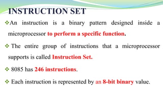 instruction set and classificaion | PPTX