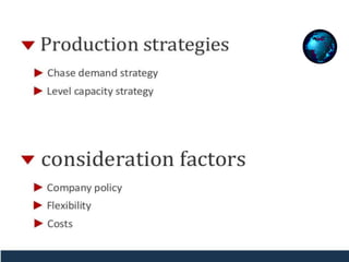 Production Strategy: Level & Chase Strategy _ Materi Training PPIC | PPTX