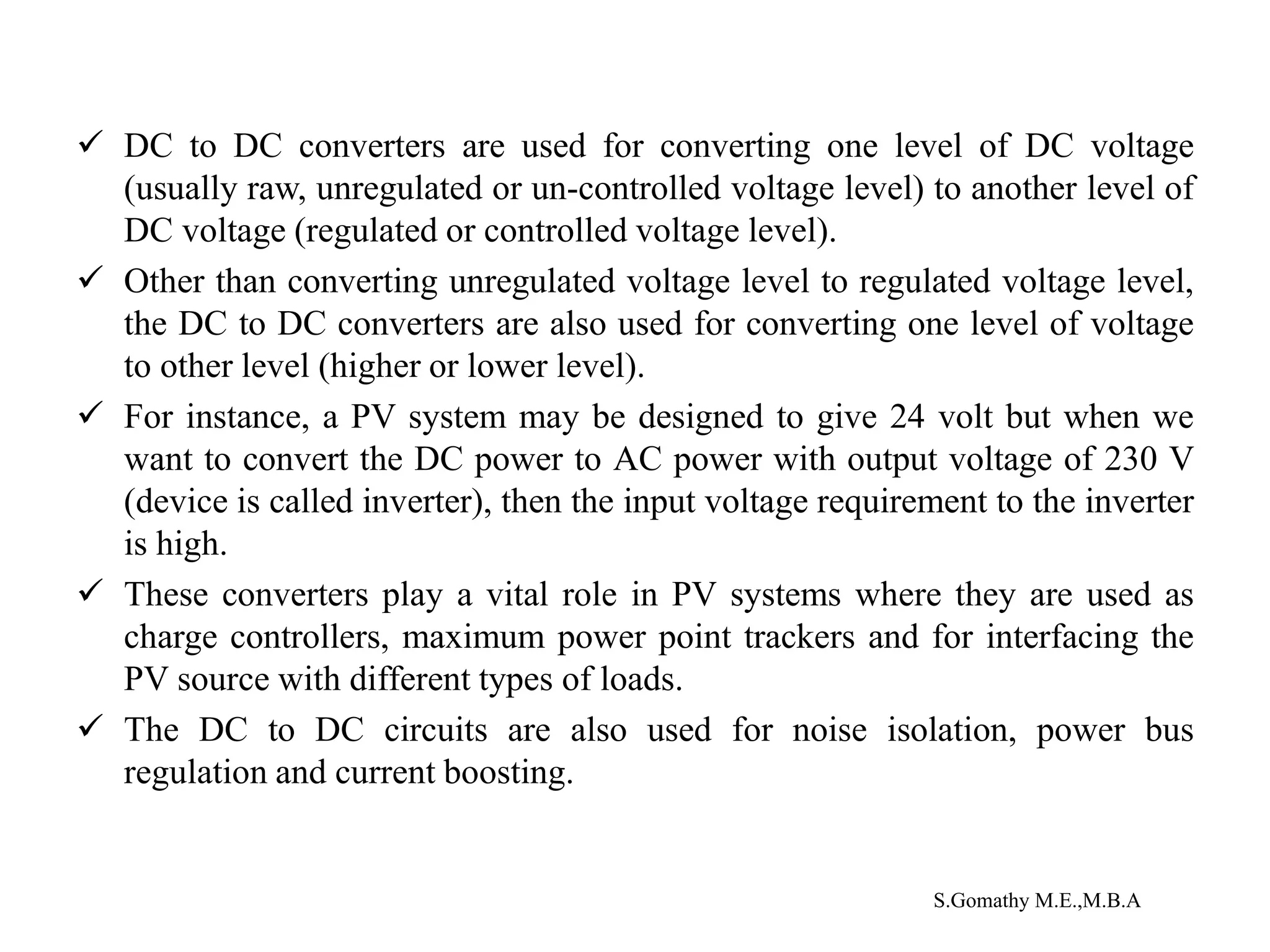 Dc dc converters | PDF