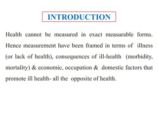 Indicators of Health | PPTX