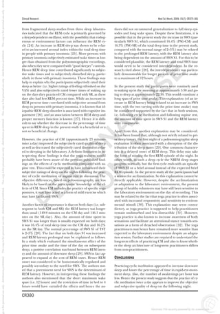 6 2009-positive impact of cyclic meditation on subsequent | PDF | Sleep ...