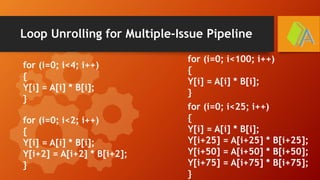 Instruction Level Parallelism | Static Multiple Issue & Dynamic Multiple Issue Processors | PPTX