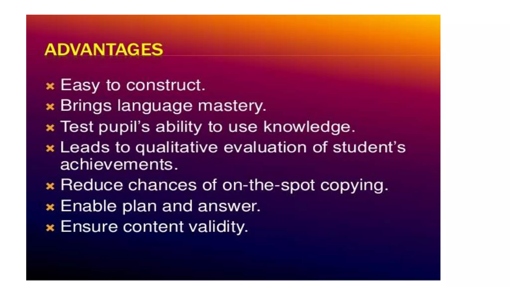 6. types of test items | PPTX