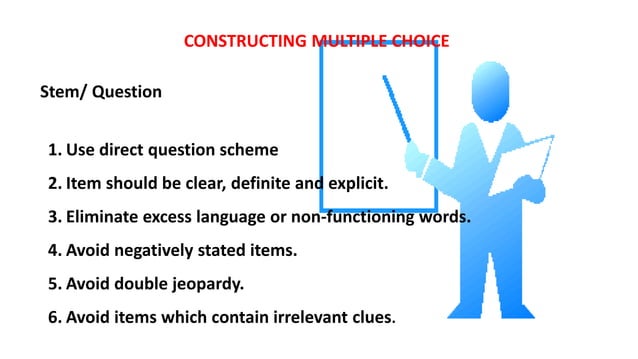 6. types of test items | PPTX