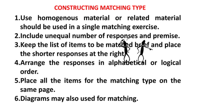 6. types of test items | PPTX