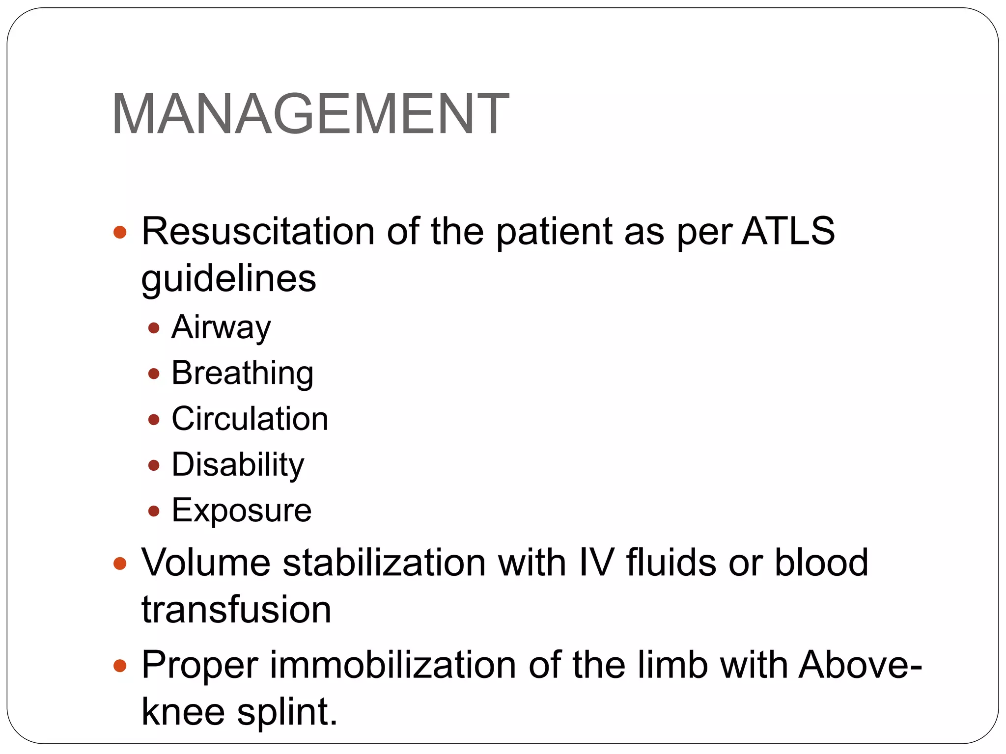 Fracture shaft of tibia | PPTX