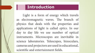 6. Pedagogy of Physical Science (Part II) - Light | PPSX