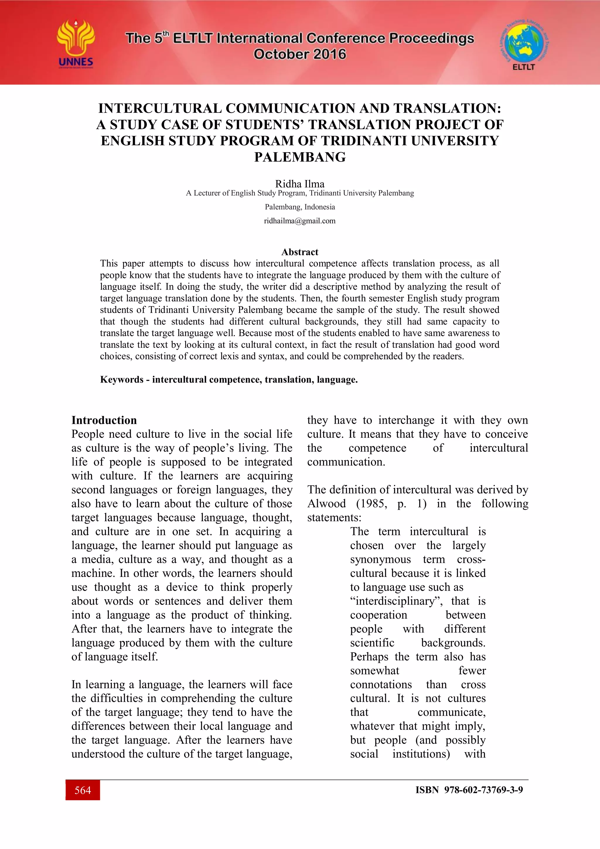 ELTLT CONFERENCE | PDF