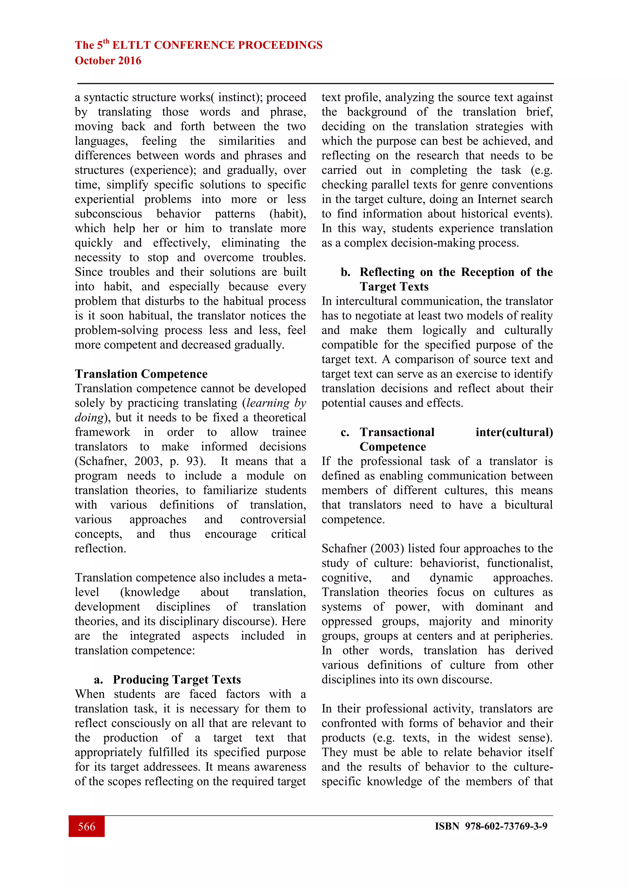 ELTLT CONFERENCE | PDF