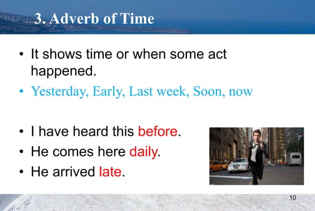 Functional English 08. Adverb and Its Types (Code. 0064) | PPT