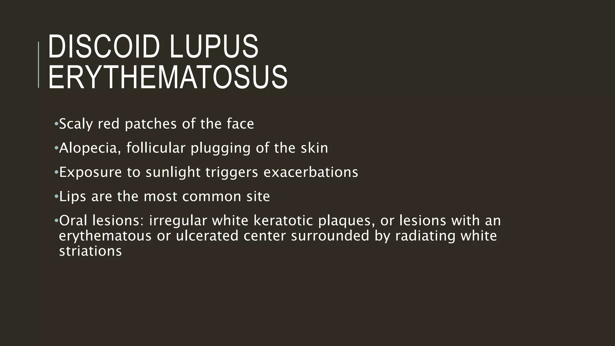 Mucocutaneous Diseases I | PPTX