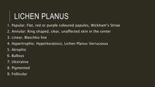 Mucocutaneous Diseases I | PPTX