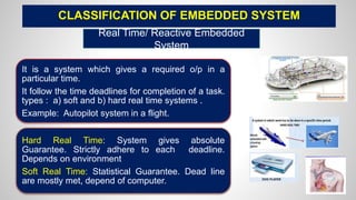 Classification of embedded systems | PPTX