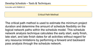 6.5 Develop Schedule | PPTX