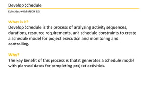 6.5 Develop Schedule | PPTX