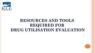 Drug utilization evaluation | PDF