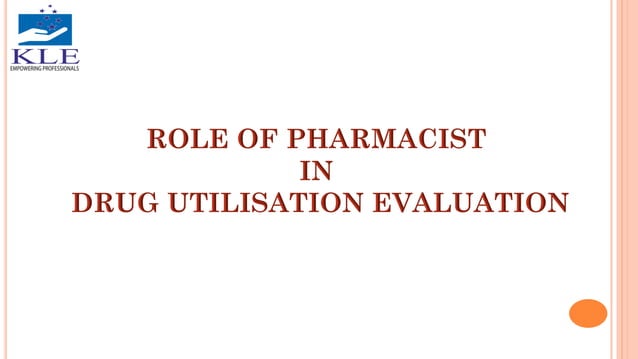 Drug utilization evaluation | PDF