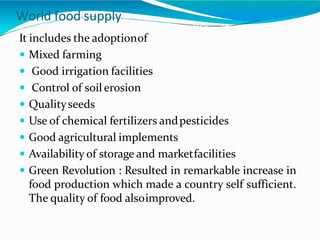 Food resources | PPTX