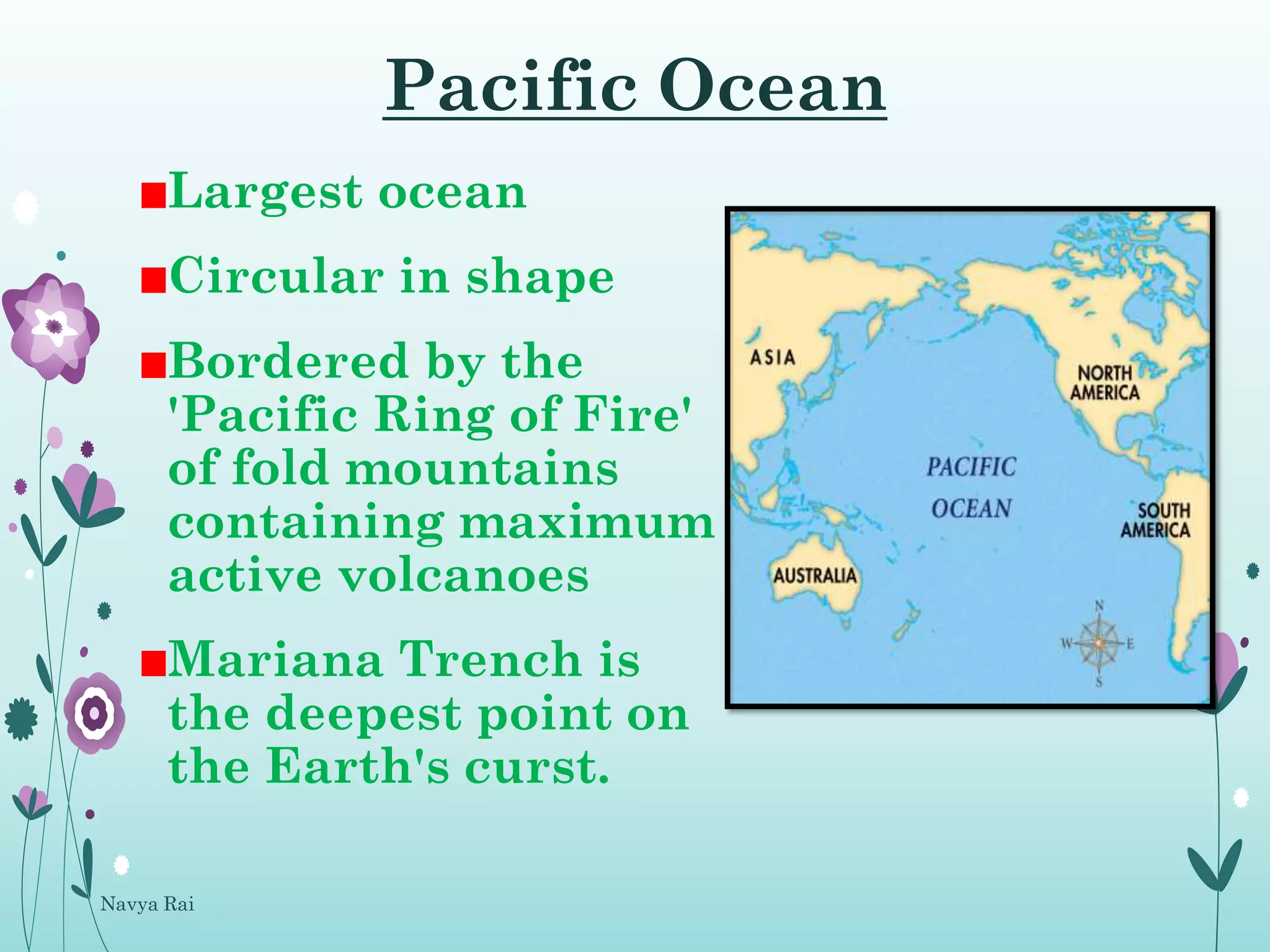 Grade - 6 Geography Ch.6. continents and oceans | PDF