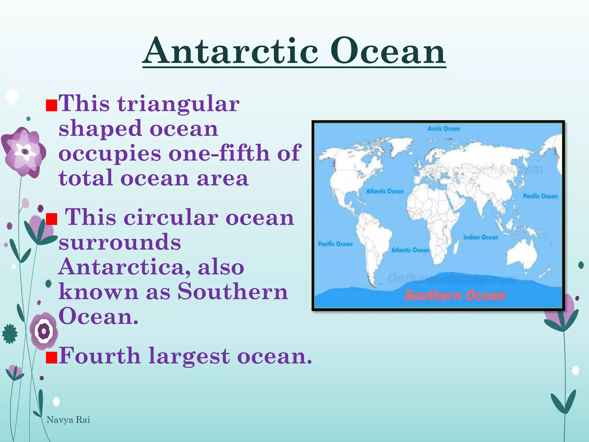 Grade - 6 Geography Ch.6. continents and oceans | PDF