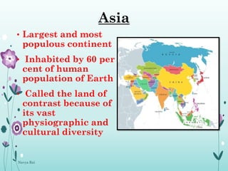 Grade - 6 Geography Ch.6. continents and oceans | PDF