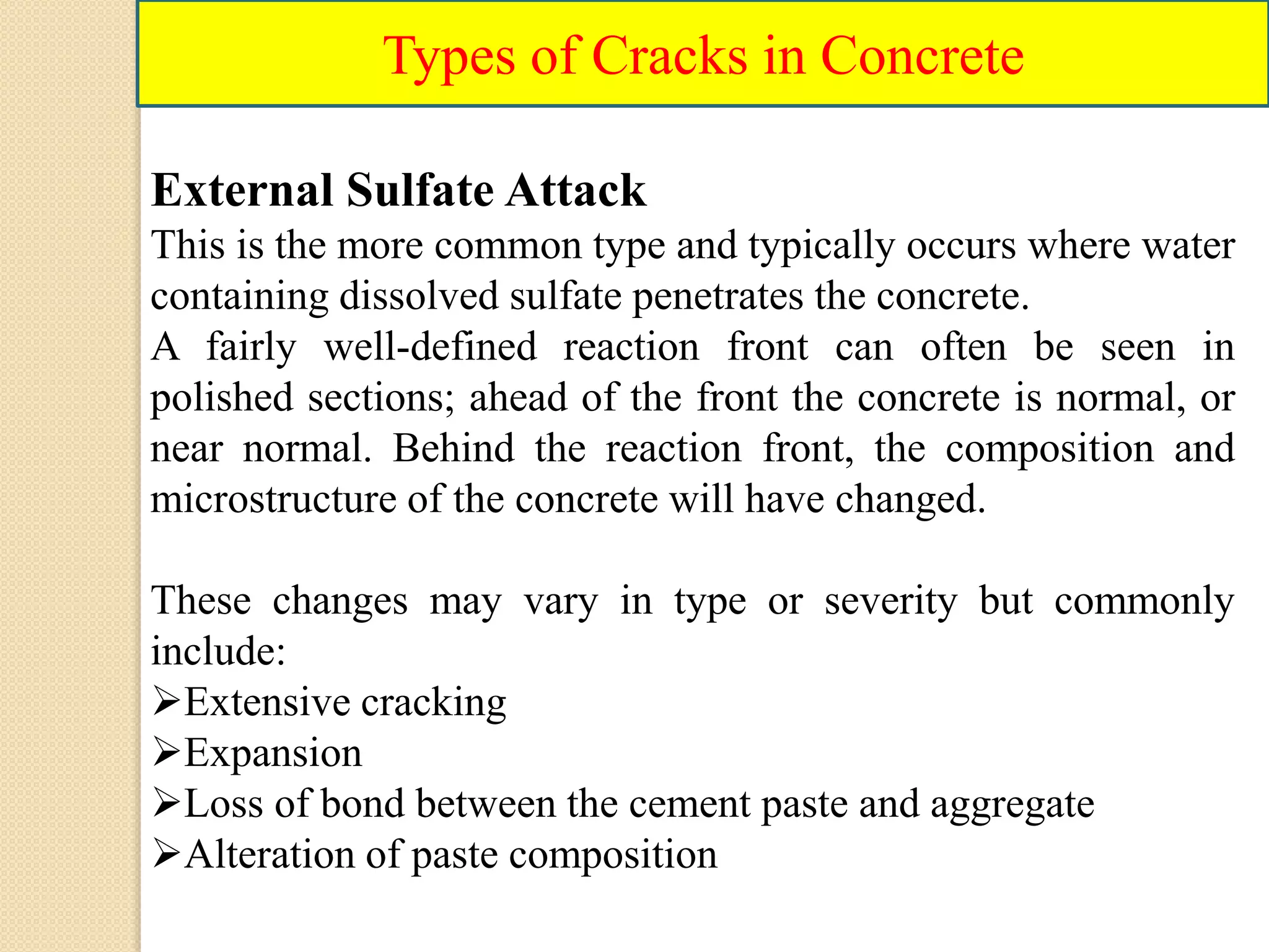 Cracks in Concrete Structure RRS | PPTX