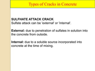 Cracks in Concrete Structure RRS | PPTX