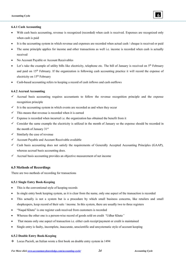 6. accounting cycle accounting workbook-zaheer-swati | PDF