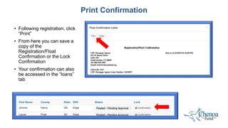 6.L How to Lock a Loan | PPT